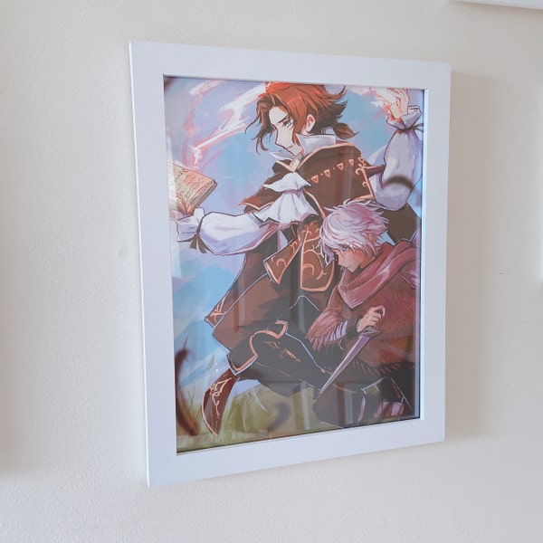 Cyrus Albright & Therion Octopath Traveler Print 8.5"x11" Artwork Fan ...