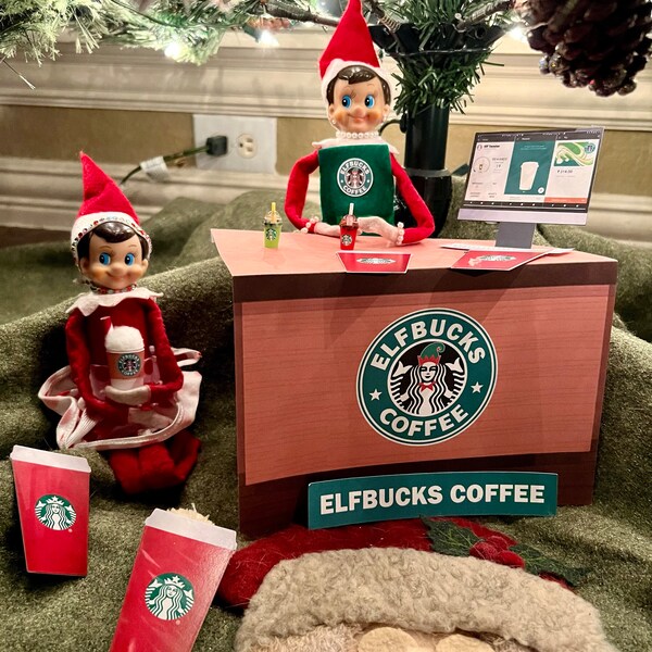 Mcelves Fast Food Display, Elf Props, Costume for Elf Dolls, Elf ...