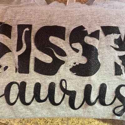 Sissy Saurus Svg, T-rex Dinosaur Svg, Birthday Svg, Sissy Svg, Cut File ...