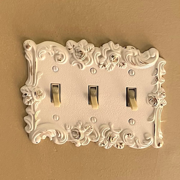 Light Switch Cover, in Creamy Ivory White, Switch Cover, Lightswitch ...