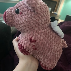 Crochet Plushie Flying Pig Pattern PDF - Etsy