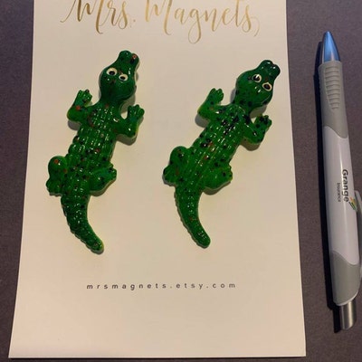 Gator Magnets Set of 2 Fridge Magnets Decorative Magnets Cute Magnets ...