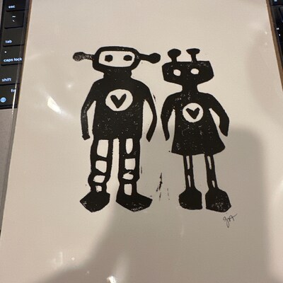 Moby Dick Print the Elusive White Whale Black Block Print Linocut ...