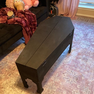 Coffin Coffee Table,coffee Table,coffin Storage,coffin Decor,coffin ...