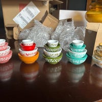 Miniature Pyrex Mixing Bowls Set – Mini Pyrex Replica – Stackable Pyrex ...