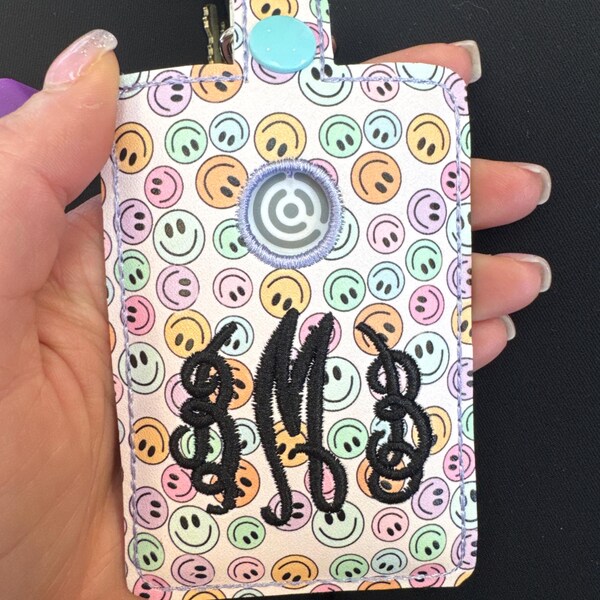 Pencil ID Holder, Personalized Bag Tag,custom ID Badge Holder,vertical ...