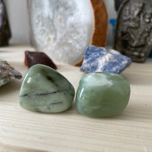 Light Jade Tumbled Stones: Choose How Many Pieces premium - Etsy