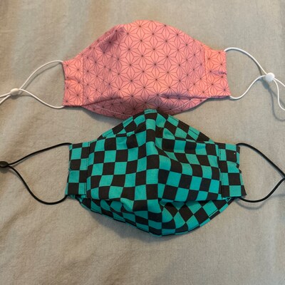 Cosplay Anime Cotton Face Mask Face Covering Reusable Mask - Etsy