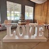 BIG Foam Letters 30 Tall 12 in Depth 4 Letters LOVE Table Base Love ...