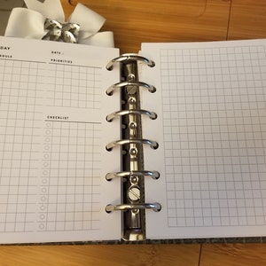 Bill Tracker Printable A6 Inserts Bill Organizer Bill Due | Etsy