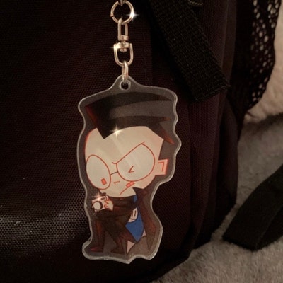 Invader Zim Keychain DIB - Etsy
