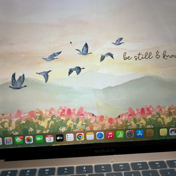 Watercolor Bible Verse Desktop Wallpapers (set of 2) - Etsy