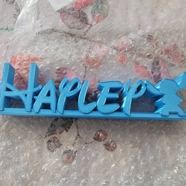 Custom Disney Inspired 3D Printed Name Plates Personalized Character ...