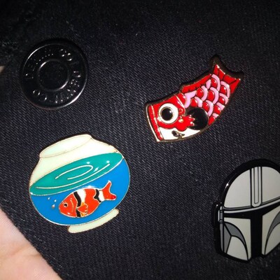 GOLDFISH BOWL Enamel Pin Badge Fish Tank Soft Enamel Pin Pet Gifts ...