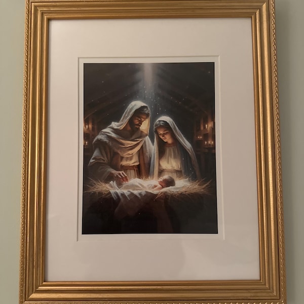 A Little Family, Digital Christian Art, Jesus Rescues Lamb, Jesus ...