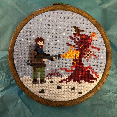 5 Macready and the Thing the Thing Cross Stitch Pattern - Etsy