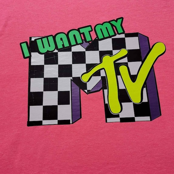 I Want My Mtv Digital File for Sublimation Printing DIY Make Your Own ...