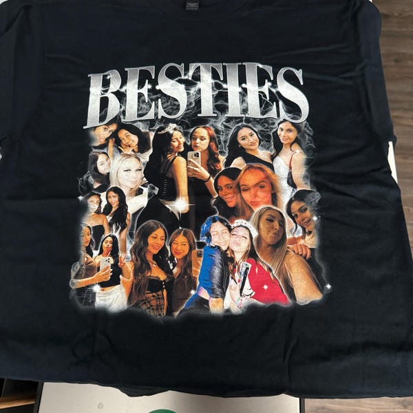 Custom 90s Vintage Besties Bffs Bootleg Shirt, Custom Your Own Bootleg ...