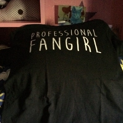 Professional Fangirl T-shirt Tee Music Band Top Tumblr Fan - Etsy