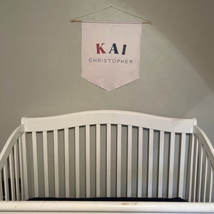 Custom Colorful Name Banner Custom Pennant Personalized Name Wall ...