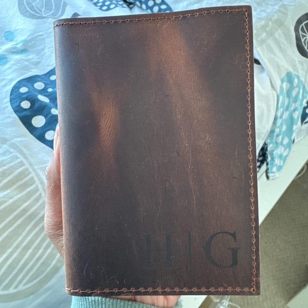 Personalized Leather Sketchbook Cover, Leather Journal Custom Notebook ...