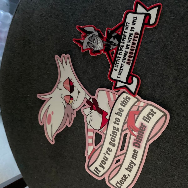 Angel Dust Hazbin Hotel Bumper Sticker Funny - Etsy