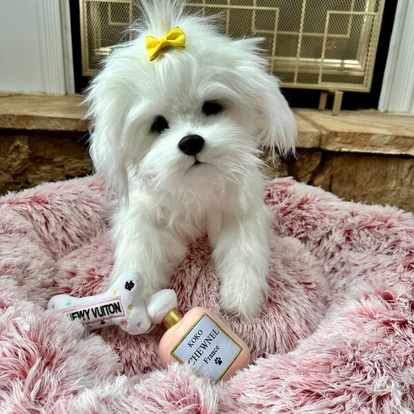Puppy Michelle , made to Order Poodle Dog , Toy Poodle, Fur Toy Poodle ...