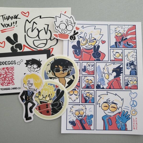 Trigun 98 Stickers! (set of 5) - Etsy