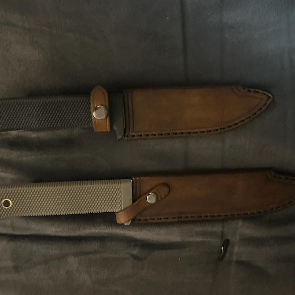 Leather Sheath for Cold Steel Recon Tanto, Handmade, Recon Tanto Sheath ...