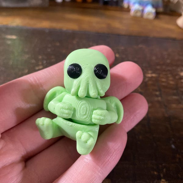 Mini Fidget Pixie Bat – 3D Printed Spooky Cute Bat Toy - Halloween Desk ...