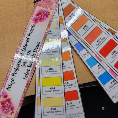 Neocolor II Pastel Color Chart 84 and 126 Color Chart - Etsy