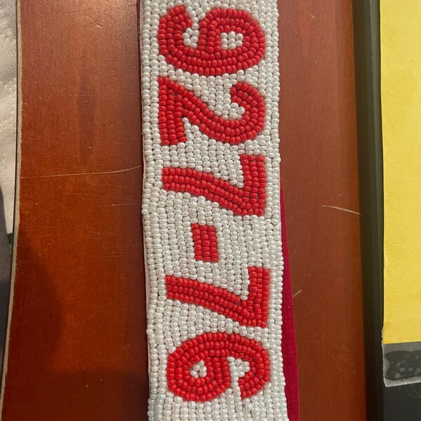 Custom Beaded Straps, Gameday Beaded Straps, Gameday Straps, Stadium ...