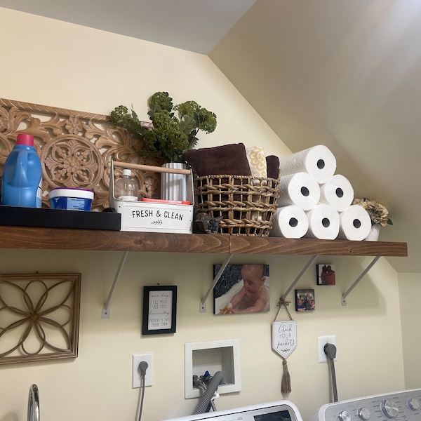 Wood Shelf Cover - Wire Shelf Cover - Linen Closet Shelf Covers ...