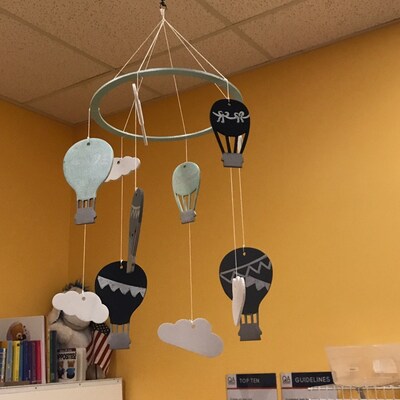 Balloon Mobile Hot Air Balloon Mobile Balloon Hot Air Balloons Balloon ...