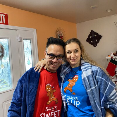 Christmas Gingerbread Shirts, Christmas Couple Shirts, Christmas Love ...