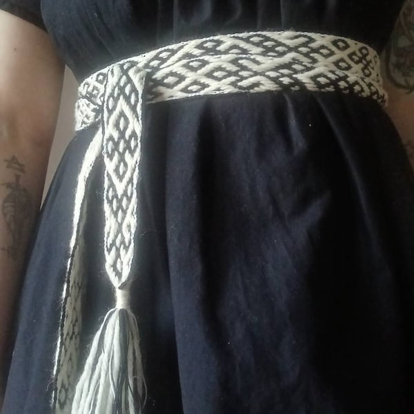 Handwoven Saami Belt, Scandinavian Sash Belt, Nordic Slavic Folk Belt ...