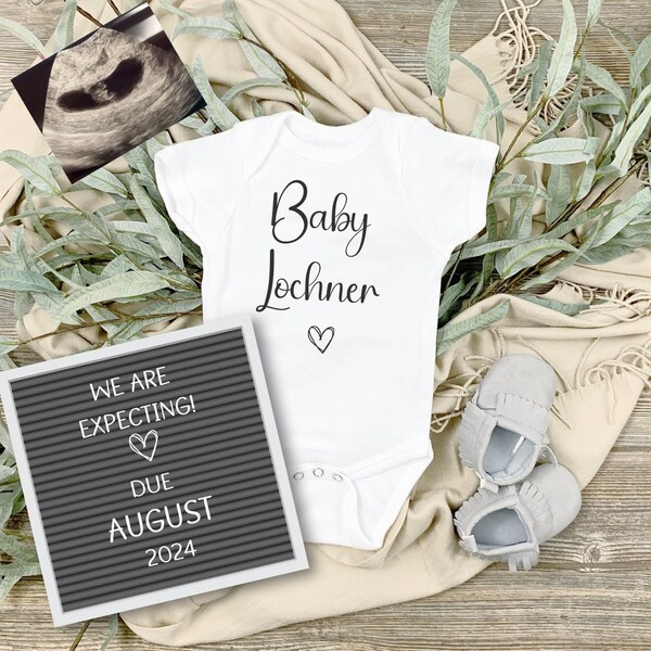EDITABLE Spooky Gothic Pregnancy Announcement, Customisable Digital ...