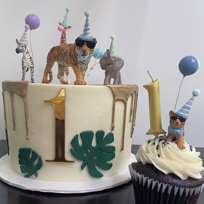 Reptile Birthday Party Cake Topper Chameleon Cake Topper - Etsy