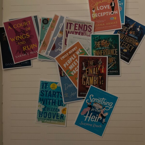 Waterproof Hand-cut Custom Book Cover Vinyl Matte Stickers for Book ...