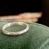 Personalized Ring Secret Message Ring Sterling Silver Ring - Etsy
