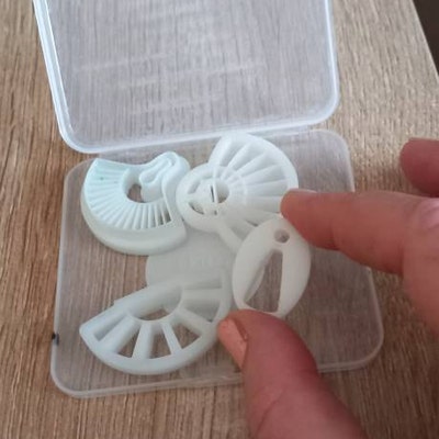 KEOKER Polymer Clay Cutters Mini Clay Cutters for Polymer Clay Earrings ...