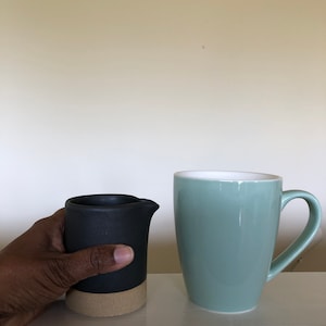 Medium Indent Ceramic Mug/thumbprint Tumblers/minimalist Tea - Etsy