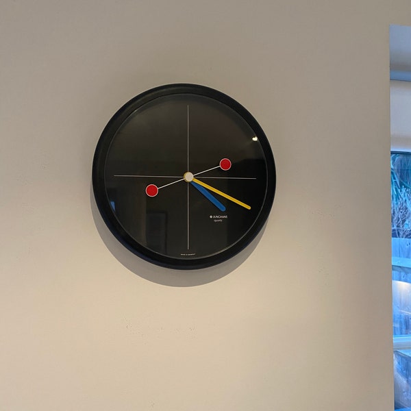 Stunning JUNGHANS Wall Clock Mid Century Modernism Germany Mcm Danish ...