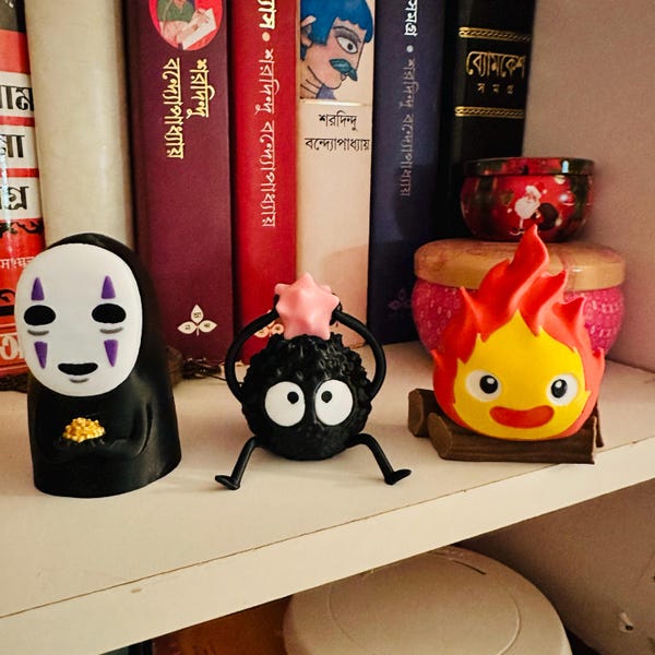 Kaonashi - Faceless - 3D Printed Anime Figure - Etsy