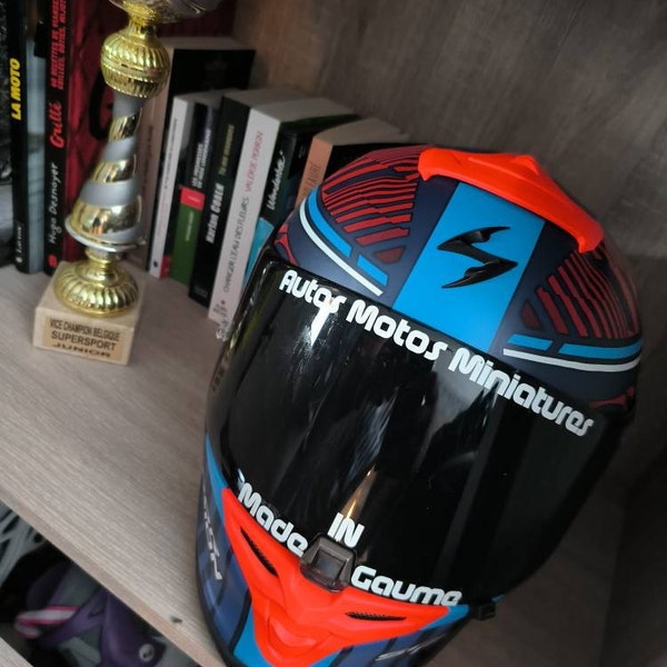 CUSTOM VISOR TEXT (2 Pac) for Motorcycle Helmet/visor Strip/racing ...