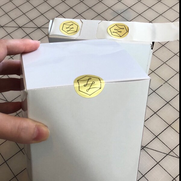 300 Lipstick Cap Labels, 1/2" Round, Printed on White Gloss Stickers ...