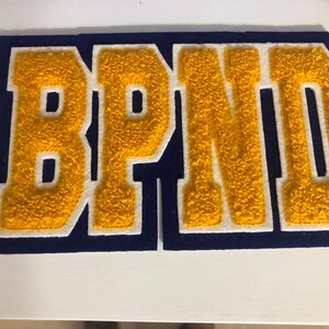 3 Chenille Varsity Letterman Class of Number - Etsy