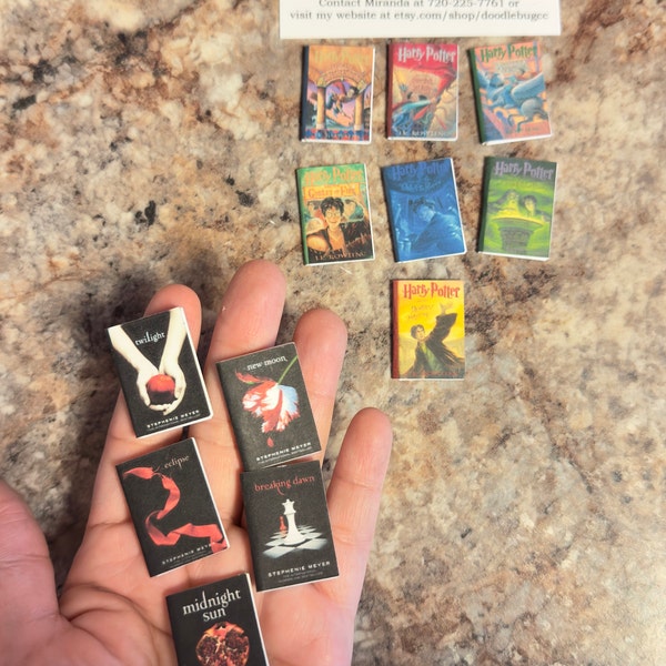 Mini Books Custom Sets - Etsy