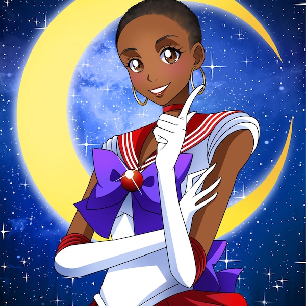 Custom Anime Portrait – 1 Person, Cute Cartoon Style, Personalized ...