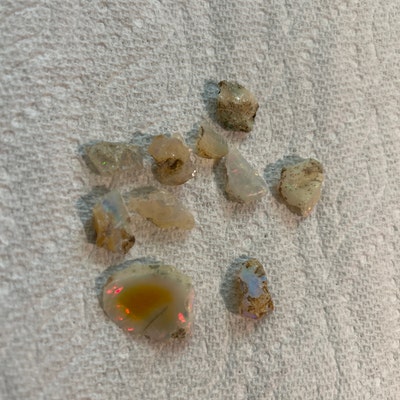 Smooth Opal Rough Lot 50 Cts 8-10 Pcs AAA Large Size Ethiopian Welo ...